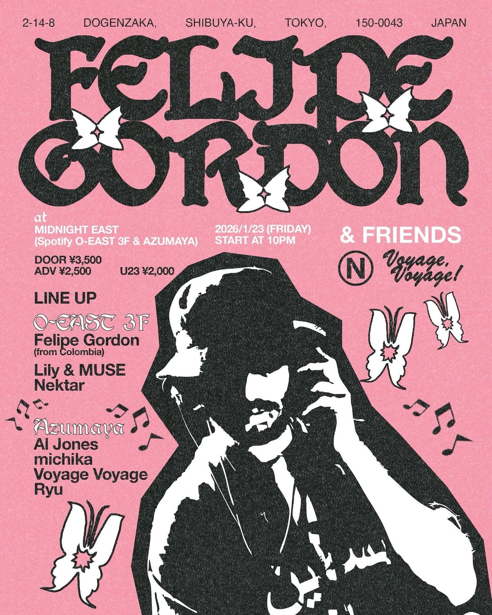 Felipe Gordon & Friends #2 [2026-01-23 (Fri)] | clubberia